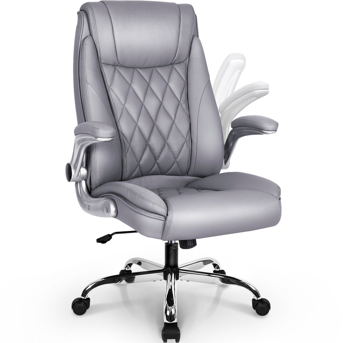 PU Office Chair CHMN Grey – NEO Direct